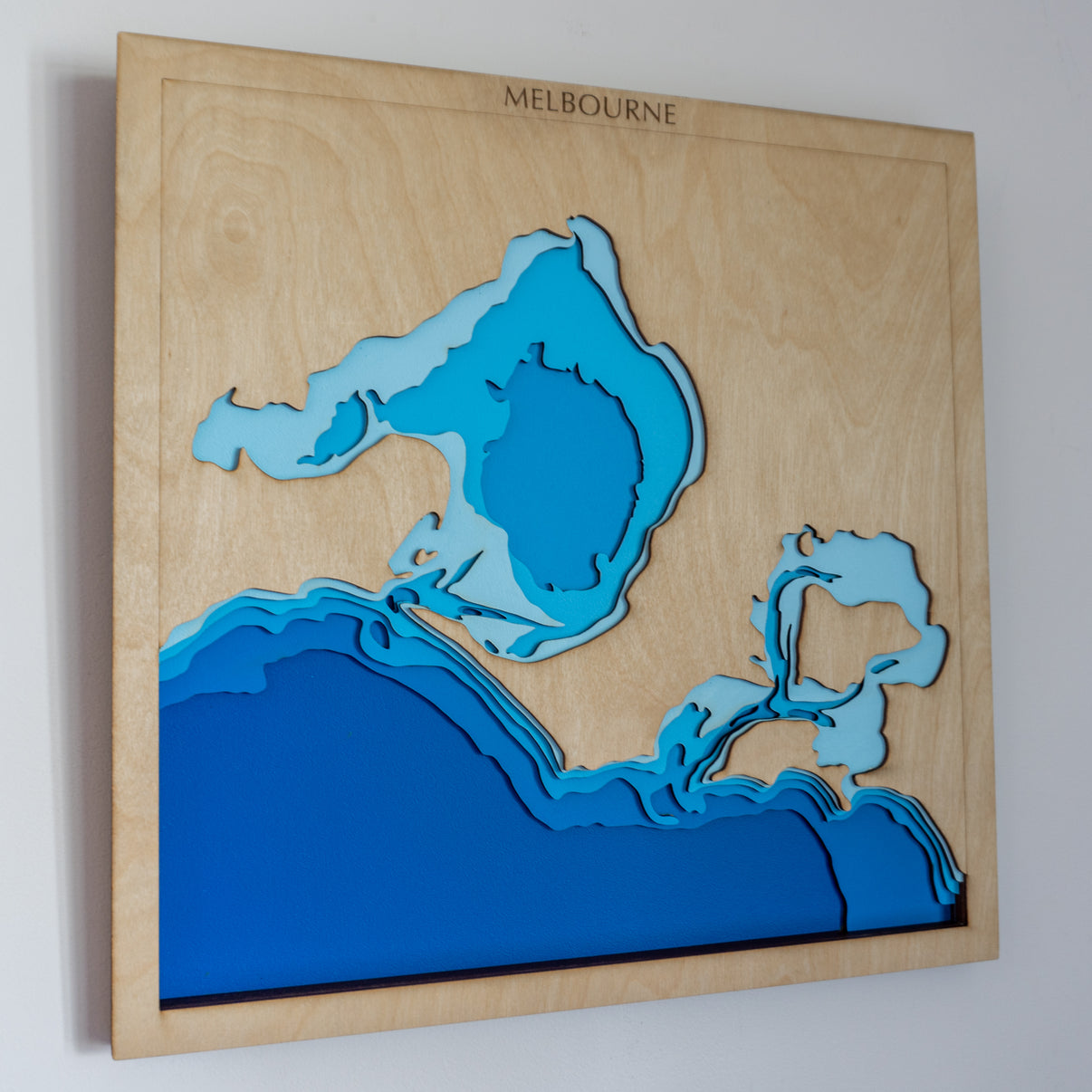 Tides Out Maps - Melbourne, Victoria, Australia - Small – Tide's Out Maps