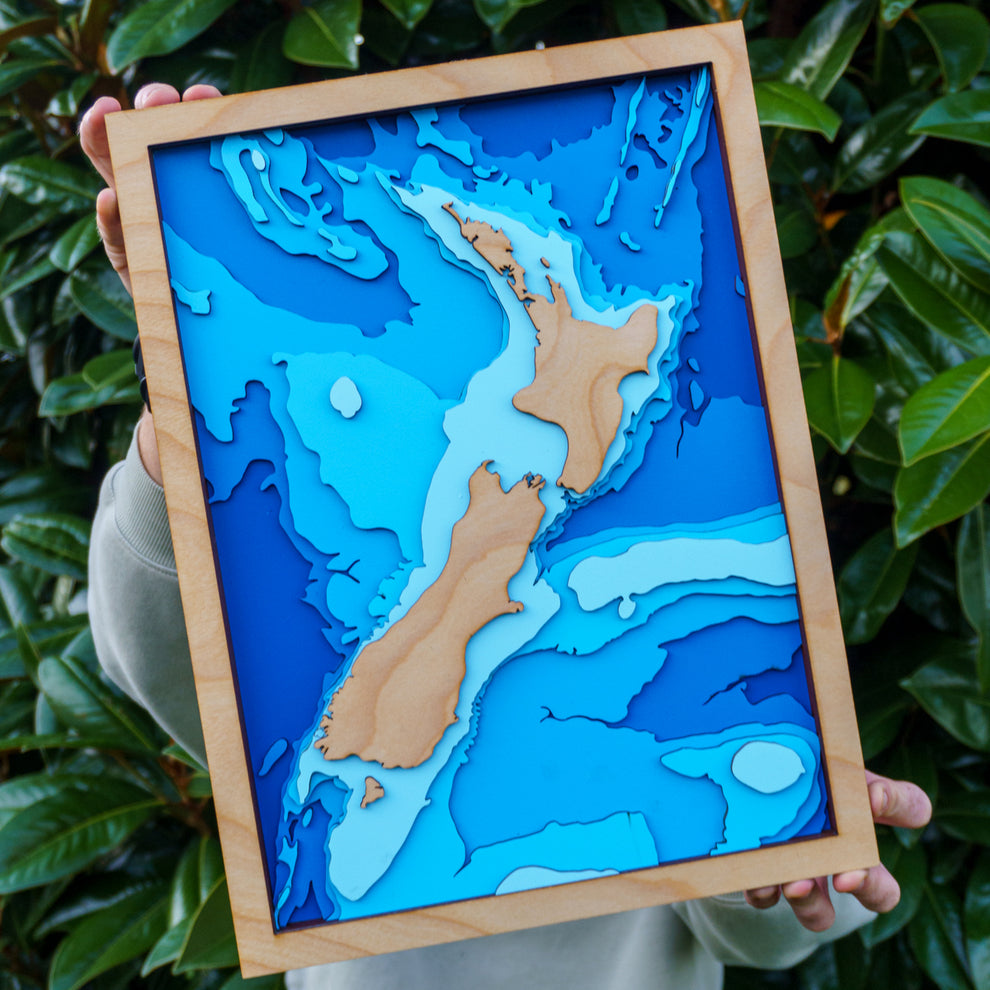 New Zealand - Small – Tide's Out Maps