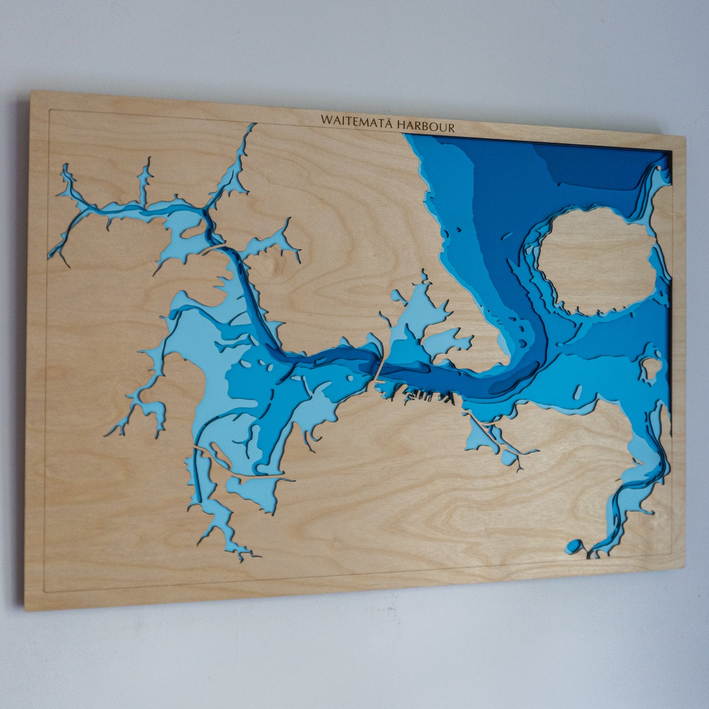 Tides Out Maps - Waitematā Harbour, New Zealand - Large – Tide's Out Maps