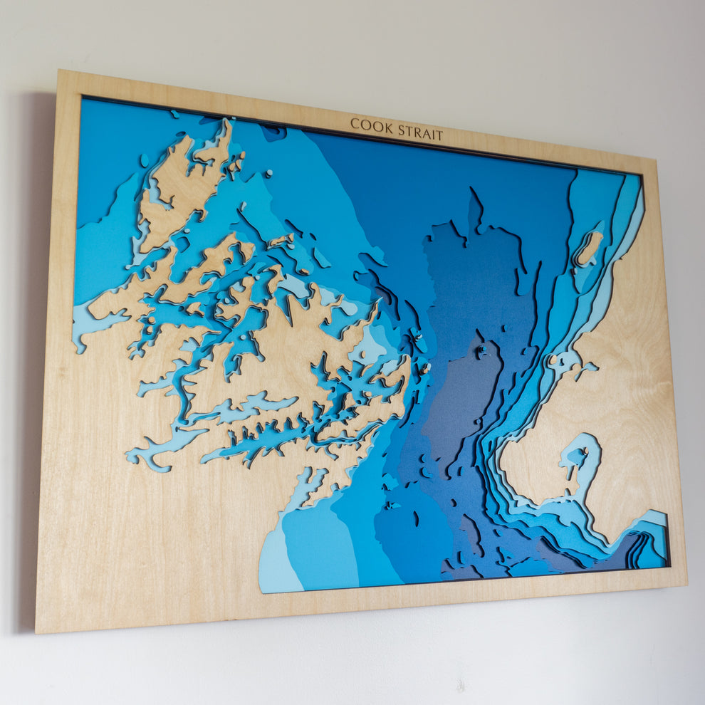 Cook Strait, New Zealand - Large – Tide's Out Maps