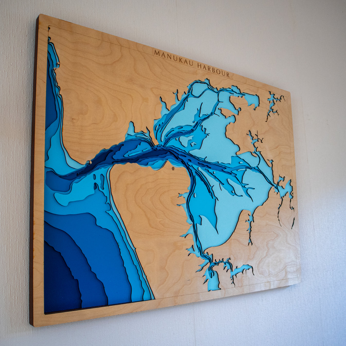 Manukau Harbour, Auckland Region, New Zealand – Large – Tide's Out Maps